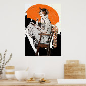 1920s Flapper Fashion Poster | Zazzle