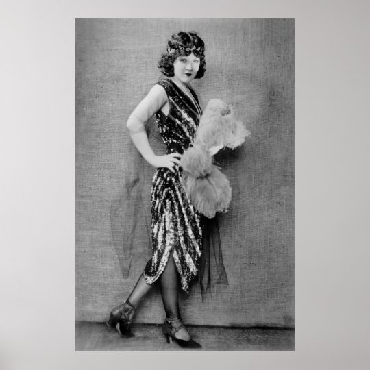 1920s Flapper Fashion Poster | Zazzle.com