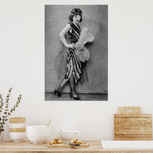 1920s Flapper Fashion Poster | Zazzle