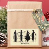 1920's Flapper Fashion Silhouette Stickers | Zazzle