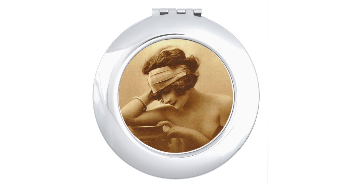 1920s Flapper Girl Vanity Mirror | Zazzle