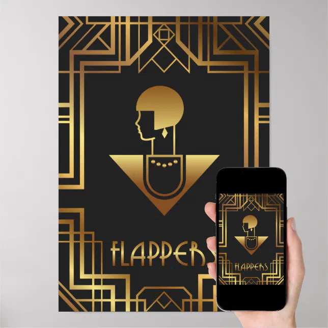 1920s Flappers Party Sign | Zazzle