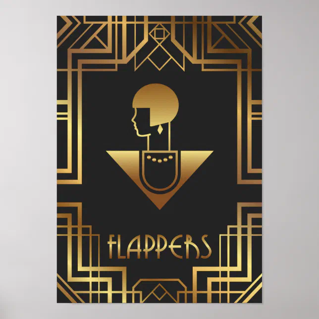 1920s Flappers Party Sign | Zazzle