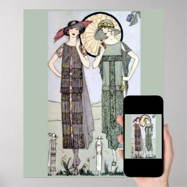 1920s Flappers Poster | Zazzle