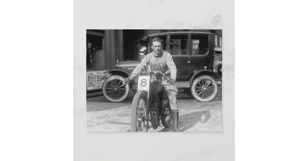 1920s Racing Motorcycle Postcard | Zazzle
