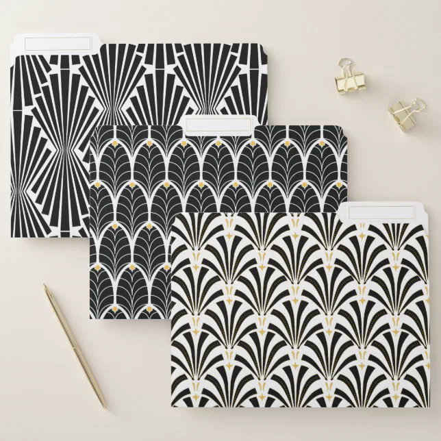 1920s Stylish Vintage Art Deco File Folder | Zazzle