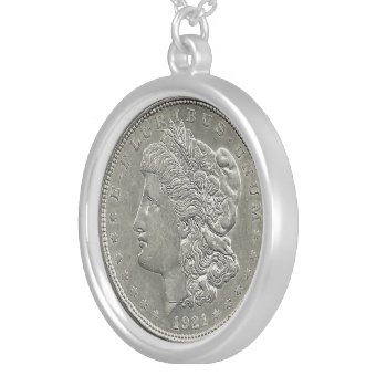 1921 Morgan Silver Dollar Necklace | Zazzle