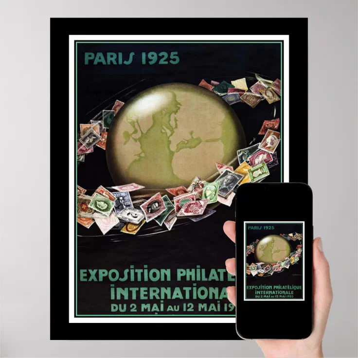 1925 Paris Exposition Poster | Zazzle