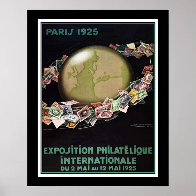 1925 Paris Exposition Poster | Zazzle