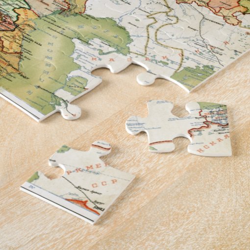 1928 Map of Old Soviet Union USSR Russia Jigsaw Puzzle | Zazzle