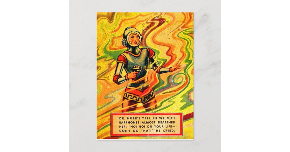 1930s Buck Rogers comic Wilma Deering Postcard | Zazzle