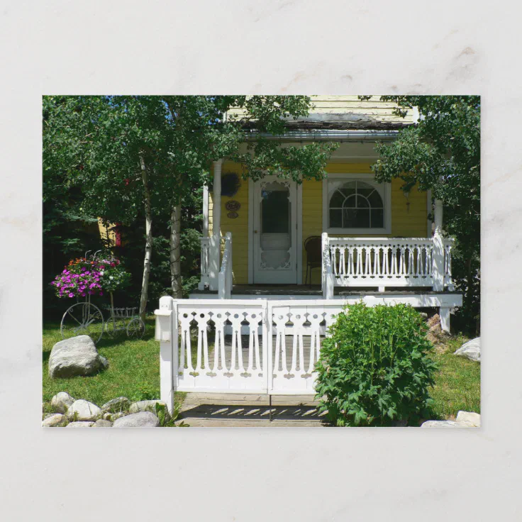 1930's Cottage Postcard | Zazzle