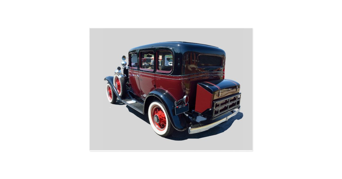 1932 Vintage Automobile Postcard | Zazzle.com