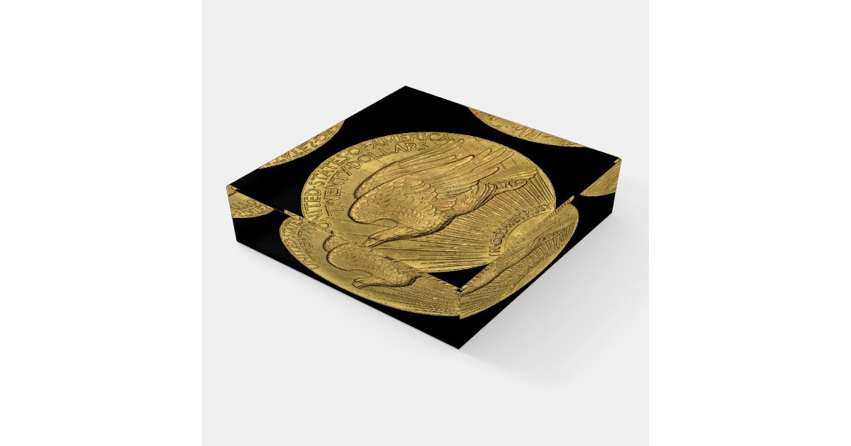 1933 Double Eagle Gold Coin Paperweight | Zazzle