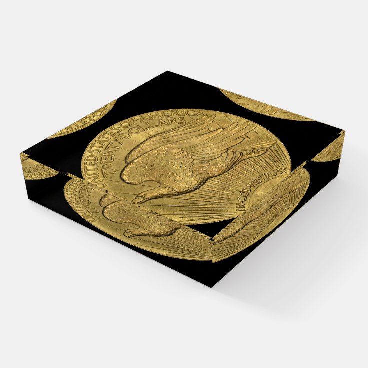 1933 Double Eagle Gold Coin Paperweight | Zazzle