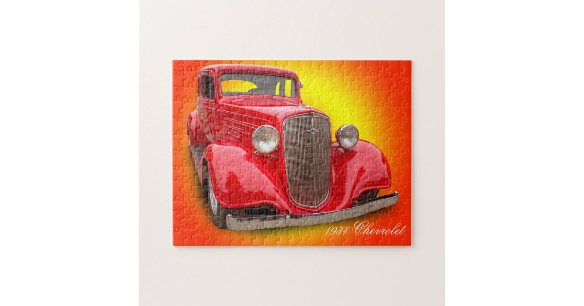 1934 CHEVROLET JIGSAW PUZZLE | Zazzle
