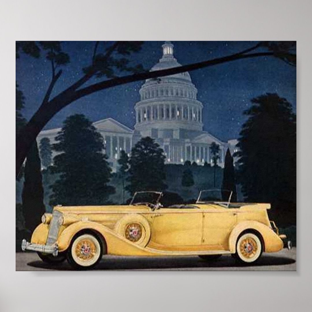 1936 Packard Poster | Zazzle