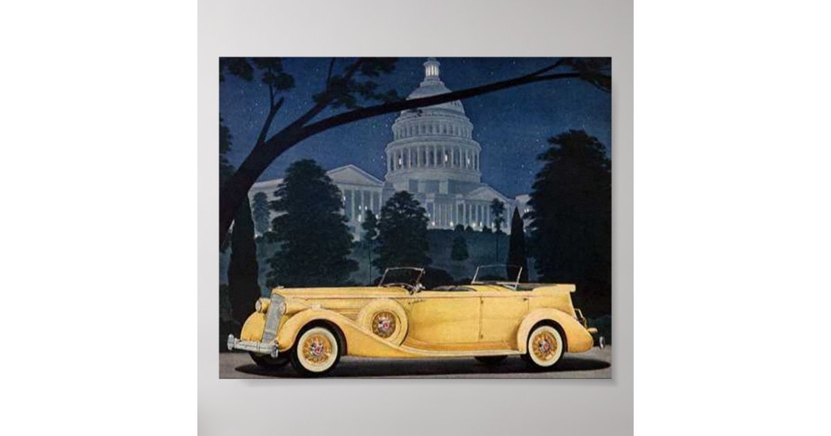 1936 Packard Poster | Zazzle