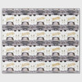 1940's Cadillac Birthday Milestone Personalized Wrapping Paper | Zazzle