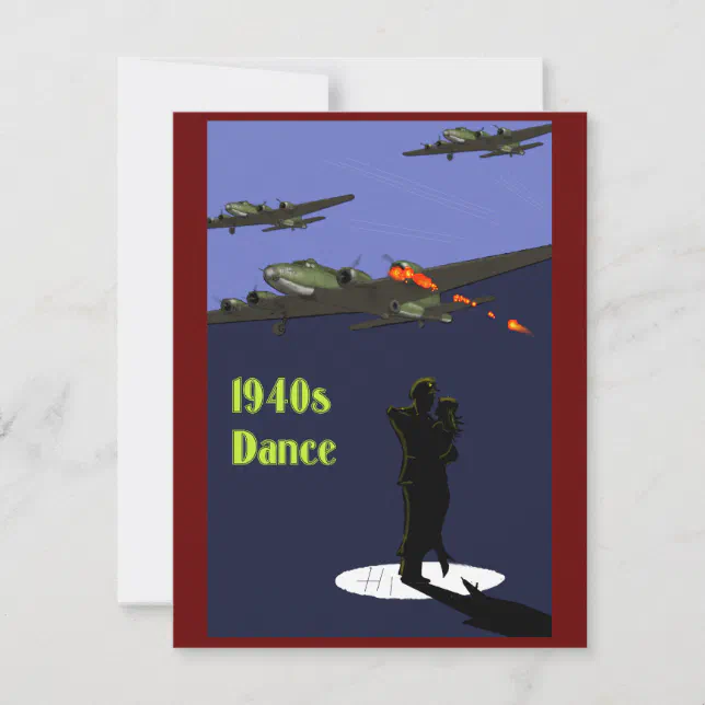 1940s Dance Invitations | Zazzle
