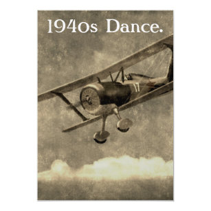 1940s Party Invitations | Zazzle