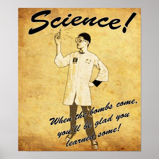 1940s Retro Science Poster | Zazzle