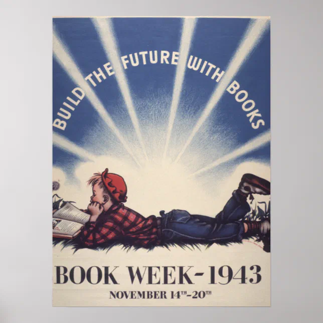 1943 Children's Book Week Poster | Zazzle