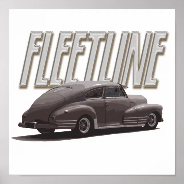 1947 Chevy Fleetline Poster | Zazzle