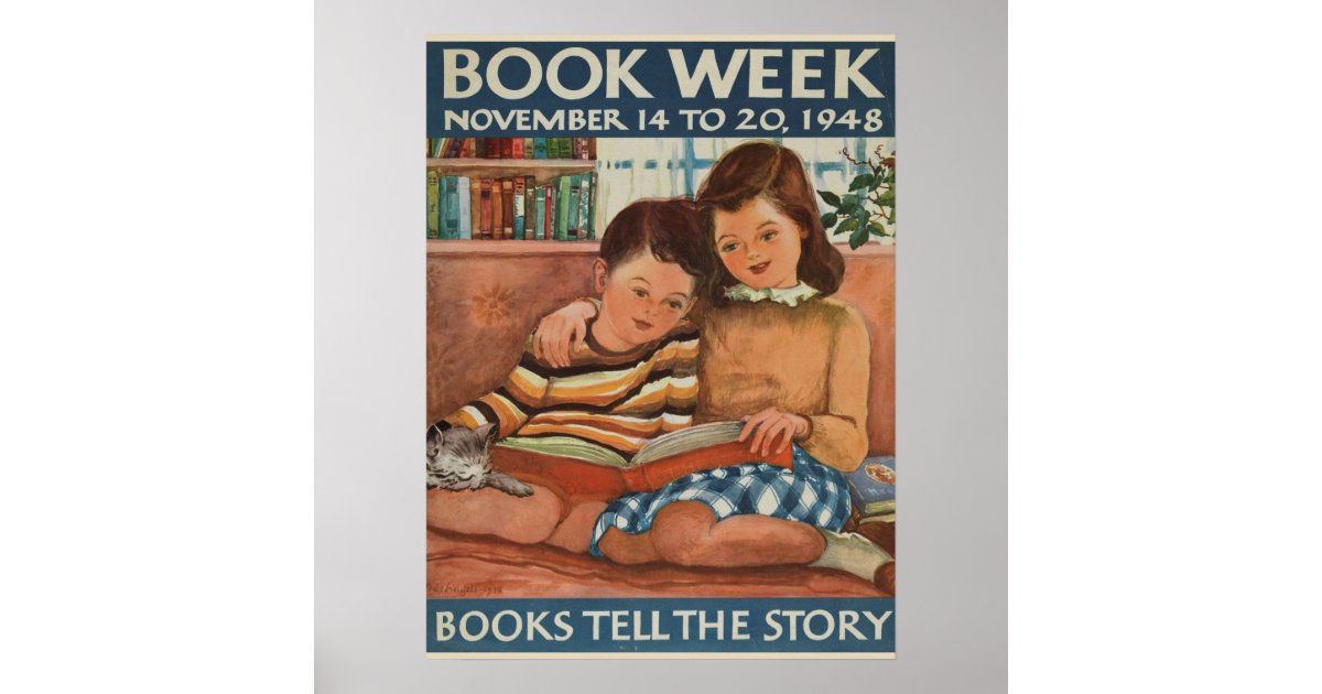 1948 Children's Book Week Poster | Zazzle