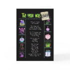 1949 Birthday Fun Facts Card | Zazzle