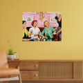 1950's Afternoon Tea Mid Century Modern Art Medium Poster | Zazzle