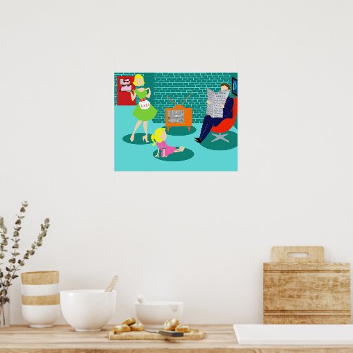 1950's Classic Television Poster | Zazzle
