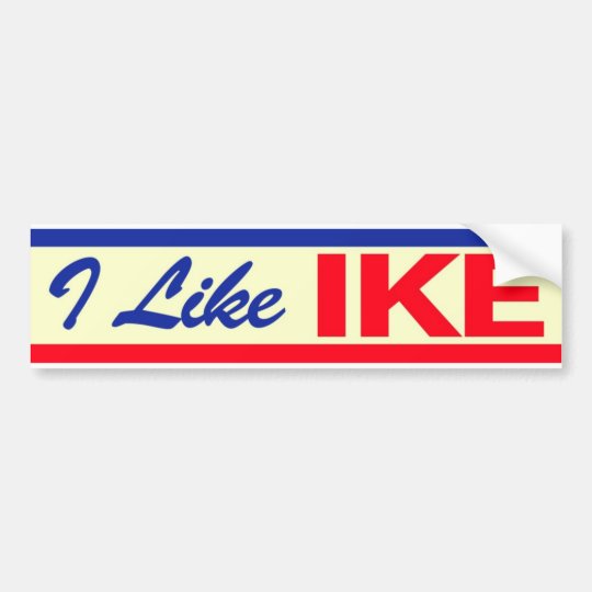 1952 I Like IKE Presidential Election Sticker | Zazzle.com