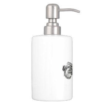1952 Velocette Venom Motorcycle Soap Dispenser & Toothbrush Holder | Zazzle