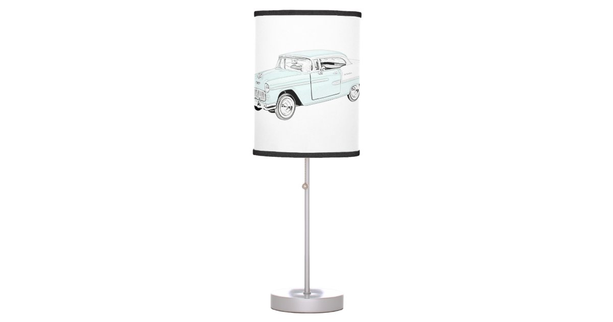 1955 Chevy Bel Air Table Lamp | Zazzle