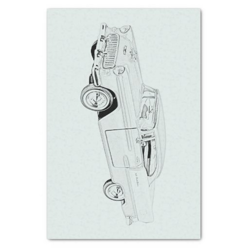 1955 Chevy Bel Air Tissue Paper | Zazzle