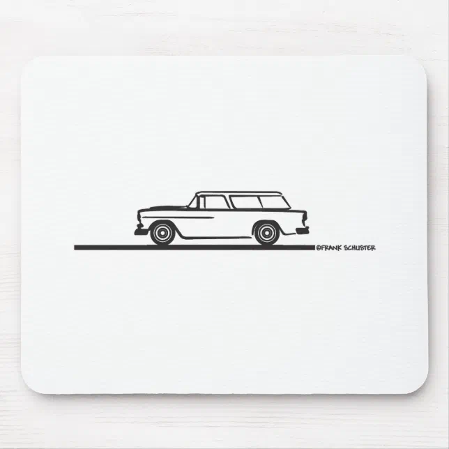 1955 Chevy Nomad Mouse Pad | Zazzle