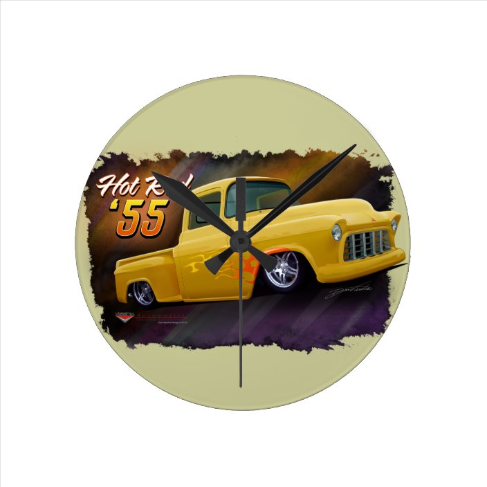 1955 Chevy truck clock | Zazzle.com