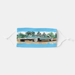 1956 Chevy Face Mask | Zazzle
