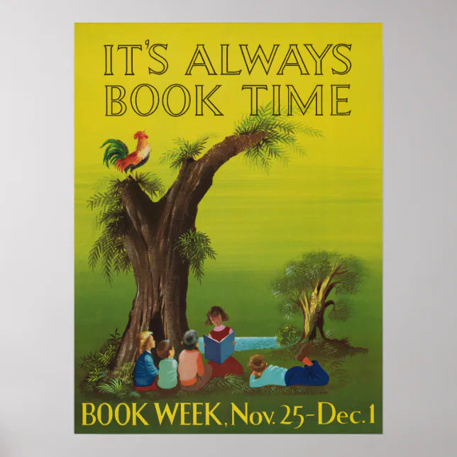 1956 Children's Book Week Poster | Zazzle