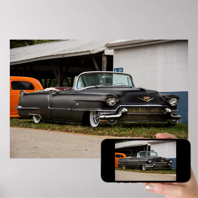 1956 Custom Cadillac Poster | Zazzle