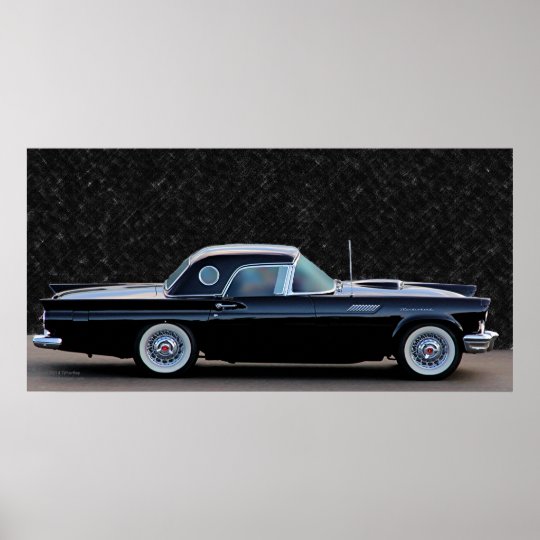 1957 T-BIRD POSTER | Zazzle.com