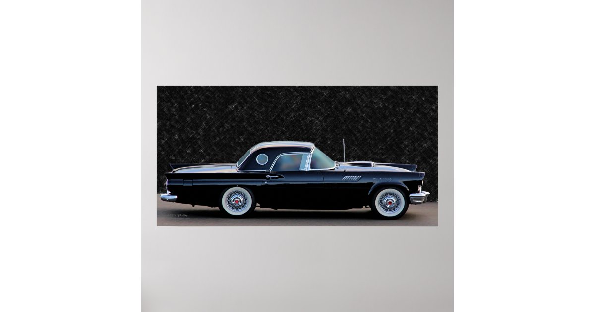1957 T-BIRD POSTER | Zazzle
