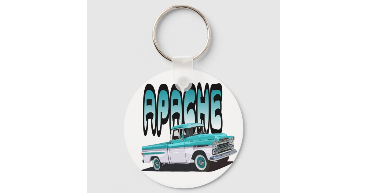 1959 Apache Keychain | Zazzle