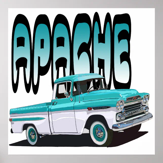 1959 Apache Poster | Zazzle