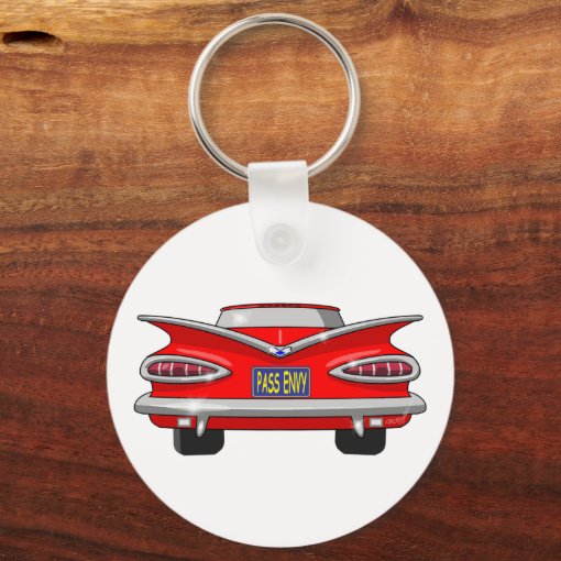 1959 Chevrolet Chevy Impala Pass Envy Keychain | Zazzle