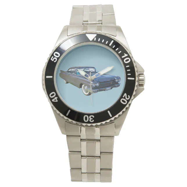 1960 Cadillac Classic Luxury Car Watch | Zazzle