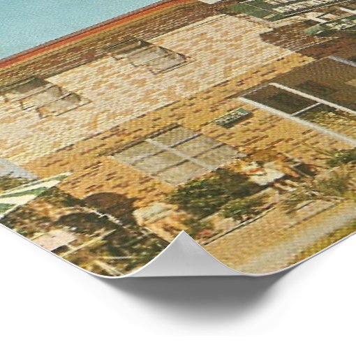 1961 Blake Motel ~ Myrtle Beach, SC Poster | Zazzle