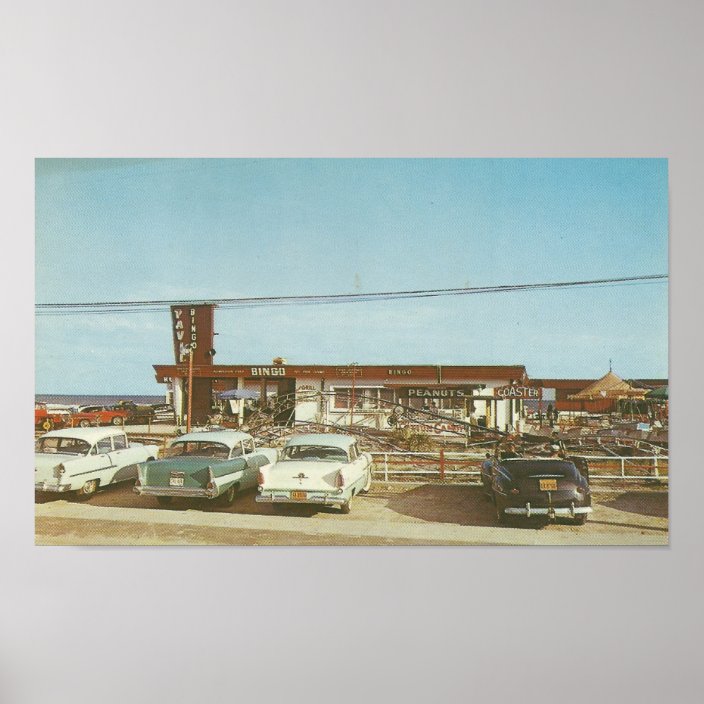 1961 Myrtle Beach ~ Ocean Drive Pavilion Poster | Zazzle.com