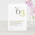 1963 Birthday Fun Facts Card | Zazzle
